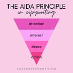 How to use the AIDA principle in copywriting